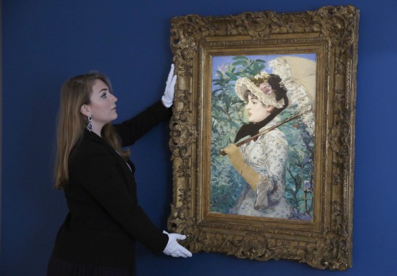 Manet Painting Sets Record at Christie's Auction