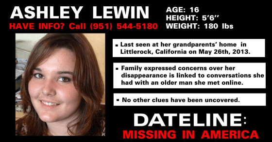 Missing in America: Ashley Lewin