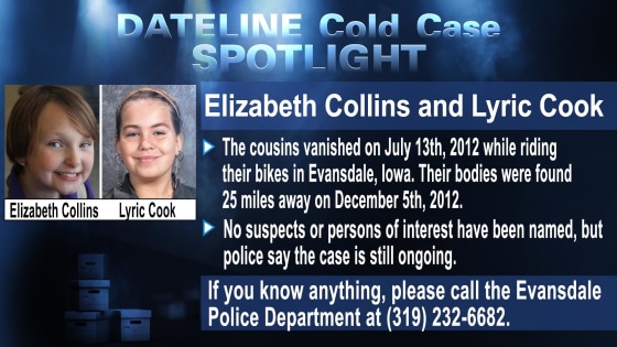 COLD CASE SPOTLIGHT: Elizabeth Collins and Lyric Cook