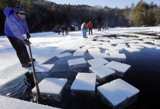 Early Summer Start? Camp Squirrels Away Lake Ice