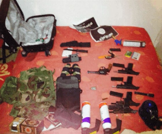 Police Photo Shows Kosher Supermarket Attacker's Weapons Stash