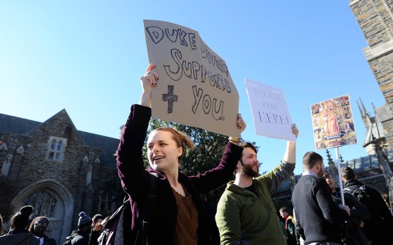 Duke's Downsized Call to Prayer Draws Hundreds in Support of School's ...