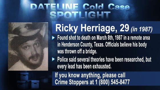 COLD CASE SPOTLIGHT: Ricky Herriage