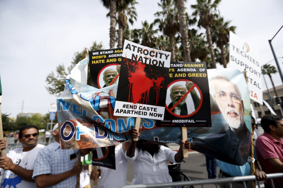 Indian PM Modi Faces Protesters' 'Unwelcome' to Silicon Valley