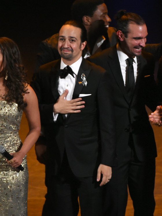 Lin-Manuel Miranda Highlights Orlando as 'Hamilton' Sweeps Tonys