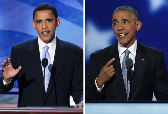 12 Years Later: Obama's DNC Speeches Then and Now