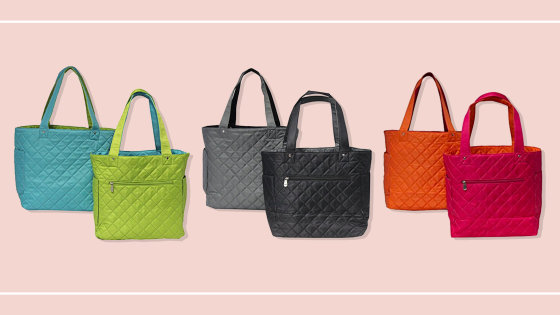 Deal of the Day: 40 percent off Reversible Quilted Tote Bags