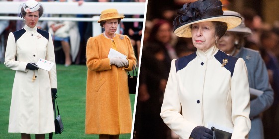 Princess Anne wears a coat she first wore in 1985