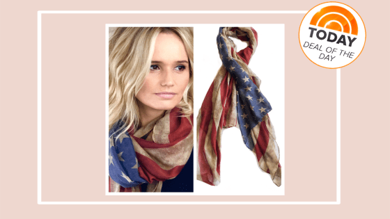 Deal of the Day: 60 percent off stars and stripes scarves from YA Living