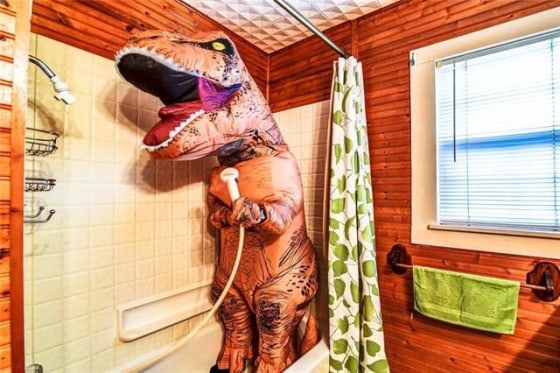 T. rex makes a cameo in hilarious real estate listing photos