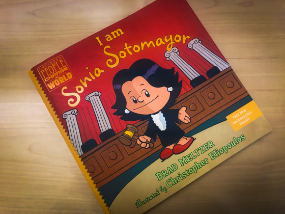 With 'I am Sonia Sotomayor,' picture book author Brad Meltzer features ...