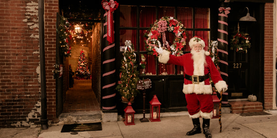 Old City Santa is a photo-centric experience through Santa's workshop
