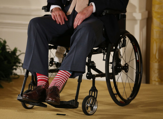 George H.W. Bush had socks for every occasion, even his funeral