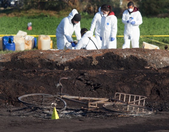 Death toll rises to 73 in Mexico fuel pipeline fire horror