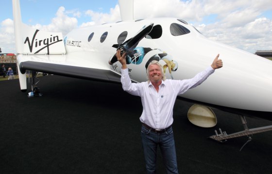 Virgin Galactic founder Richard Branson sets date of first trip into space