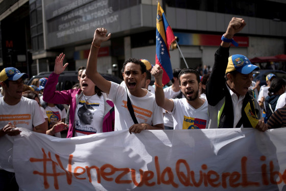 Venezuelan students mobilize to protest Maduro government on Youth Day