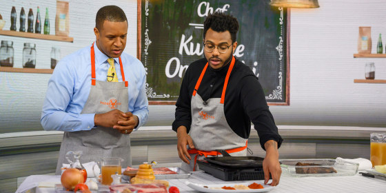 Citrus and Watermelon Salad with Spiced Shrimp Recipe