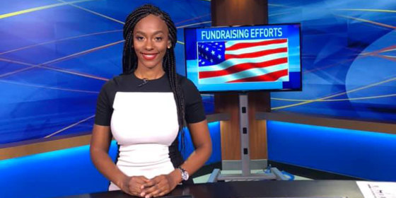 TV reporter Briana Collins celebrates wearing braids on air