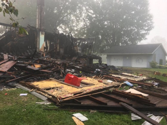 Racial slurs, swastika painted near Ohio house that exploded; hate crime probe underway