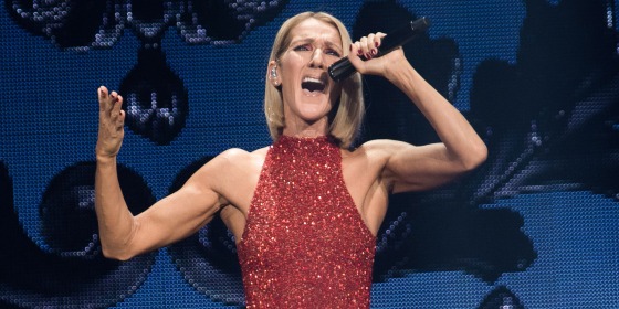 Celine Dion's hair is cut into a bob on 'Courage' world tour