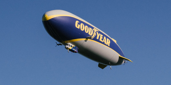 Stay overnight in the Goodyear Blimp, thanks to Airbnb