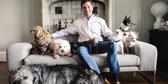 Steve Greig fills his home with senior and special needs pets