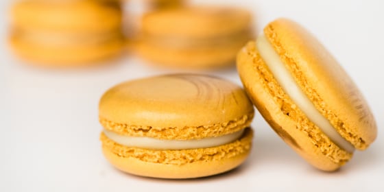 Macarons with Duck Fat Ganache and Cranberry Jam Recipe