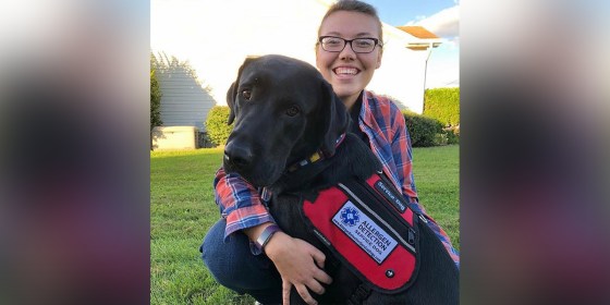 Latex detection dogs help people with allergy return to normal life