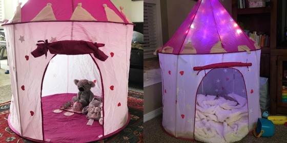 This pop-up princess castle is popular on Amazon