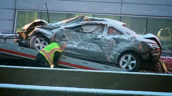 Chicago highway crash involves nearly 60 cars, 14 brought to hospitals