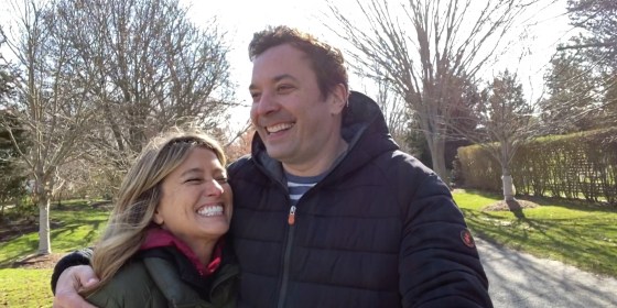 Jimmy Fallon and wife Nancy give us their answer to our dating woes