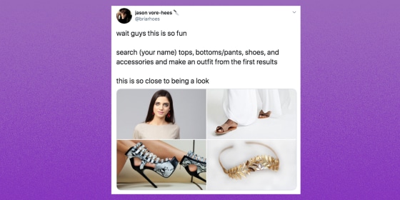 Let your name pick out your outfit in this funny challenge