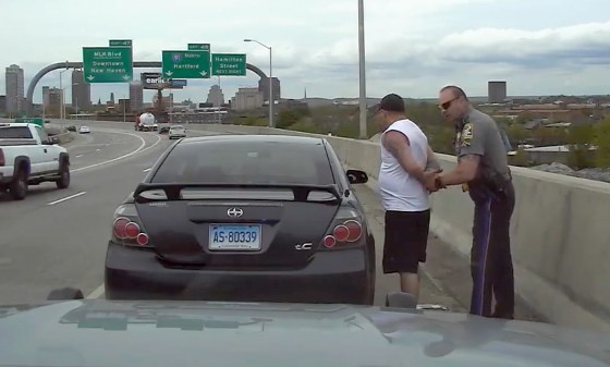 Connecticut trooper on leave after rant caught on camera during traffic stop