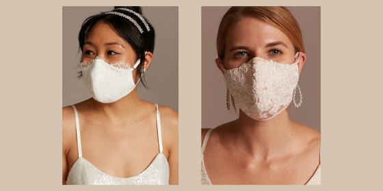 Wedding face masks: Bridal masks made for your special day