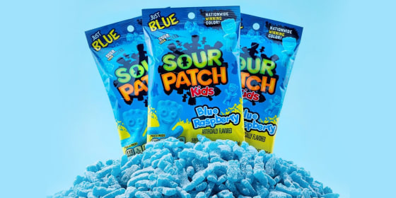 Sour Patch Kids is coming out with all-blue raspberry bags