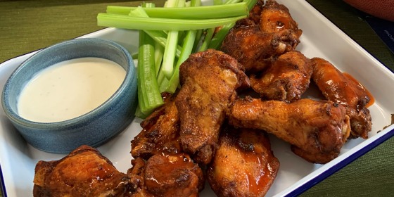 Smoked and Fried Chicken Wings Recipe