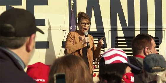 Sarah Palin urges Republicans to 'crush' the vote in Georgia Senate runoffs