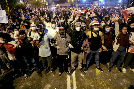 Human rights group denounces police in Peru of abuses after protesters ...