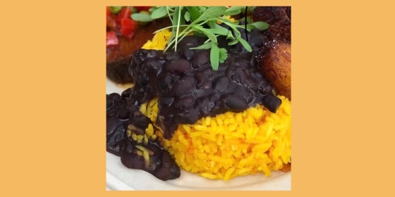 Tampa-Style Yellow Rice with Cuban-Style Black Beans Recipe