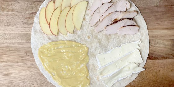 Chicken and Brie Wrap Recipe