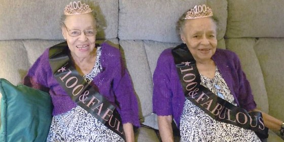 100-year-old twins on reaching the century mark - TODAY