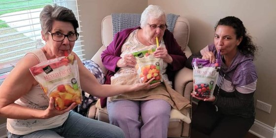 Aldi fans are making 'adult Capri Suns' with frozen fruit bags