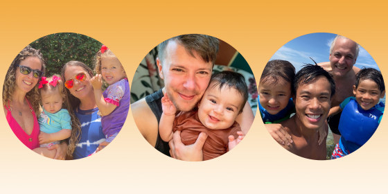 3 LGBTQ families share their personal journeys to parenthood
