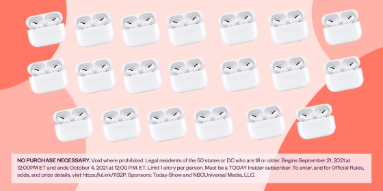 Here's how to win a free pair of Apple Airpods Pro
