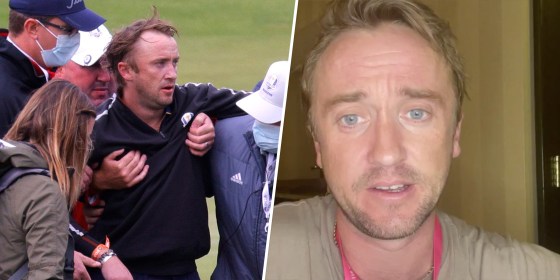 Tom Felton of 'Harry Potter' gives health update after Ryder Cup collapse
