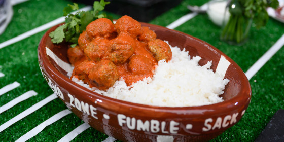 Swedish-Style Meatballs with Indian Butter Sauce Recipe