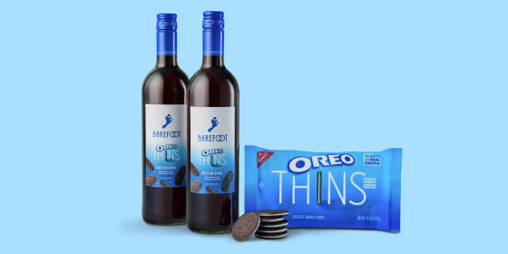 Barefoot and Oreo collaborate on red wine — and we tried it
