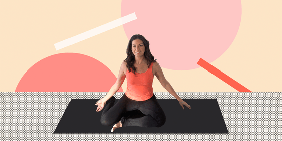 Combat stress and improve digestion with this simple stretch