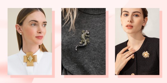 How to wear a brooch, according to style experts
