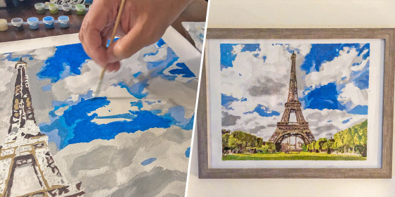 Modern Monet paint-by-numbers kit review — TODAY